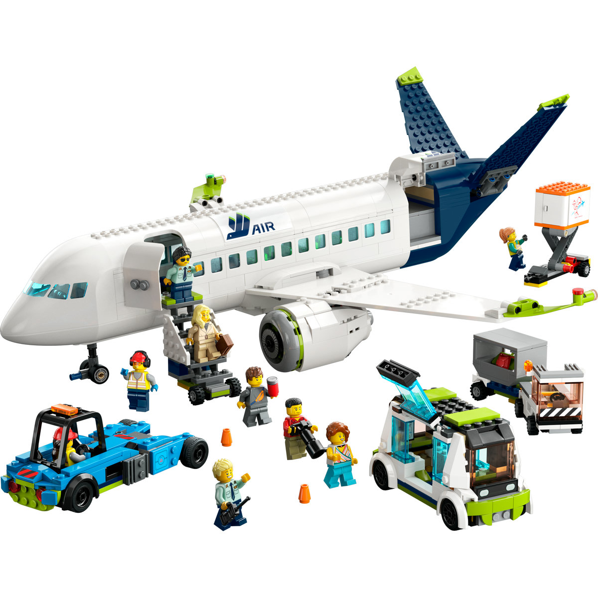LEGO. Avion de pasageri cu 1284 piese pentru constructie si joaca ...