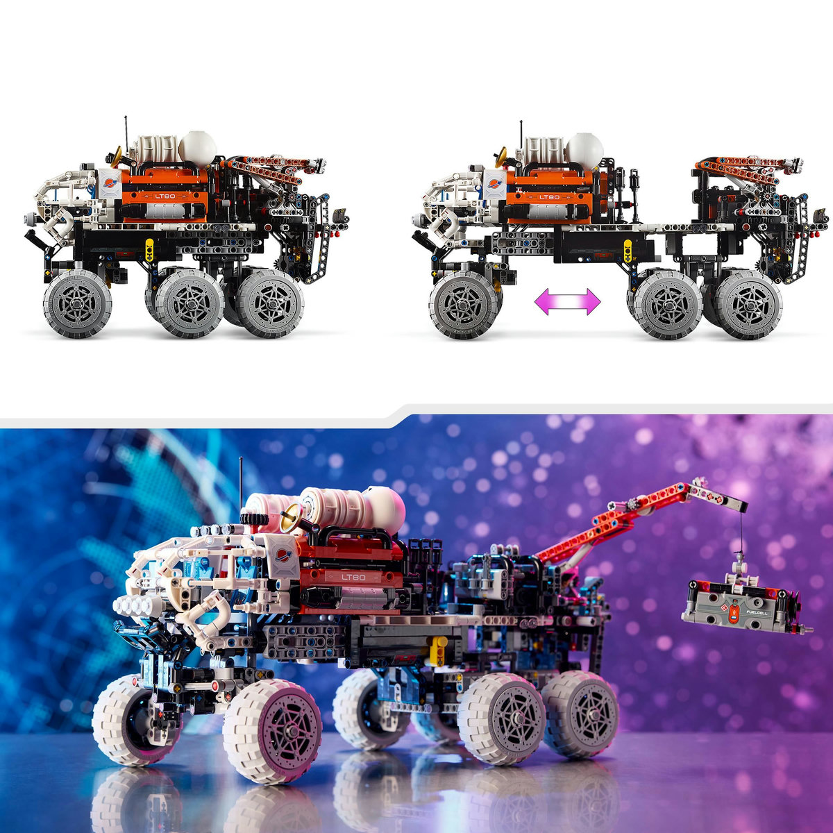 LEGO TECHNIC. Rover de explorare pe Marte cu echipaj - LibrariaOnline.ro
