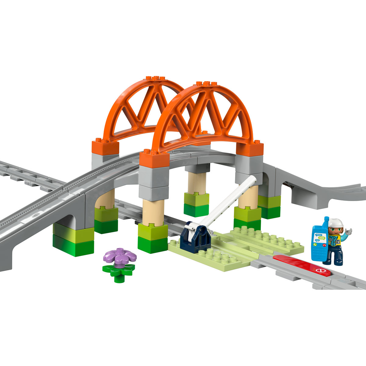 LEGO. Set de extindere pod cu sine de cale ferata - aventura pe traseu ...