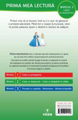 Prima mea lectura. Printesa si bobul de mazare. Carte cu majuscule ...